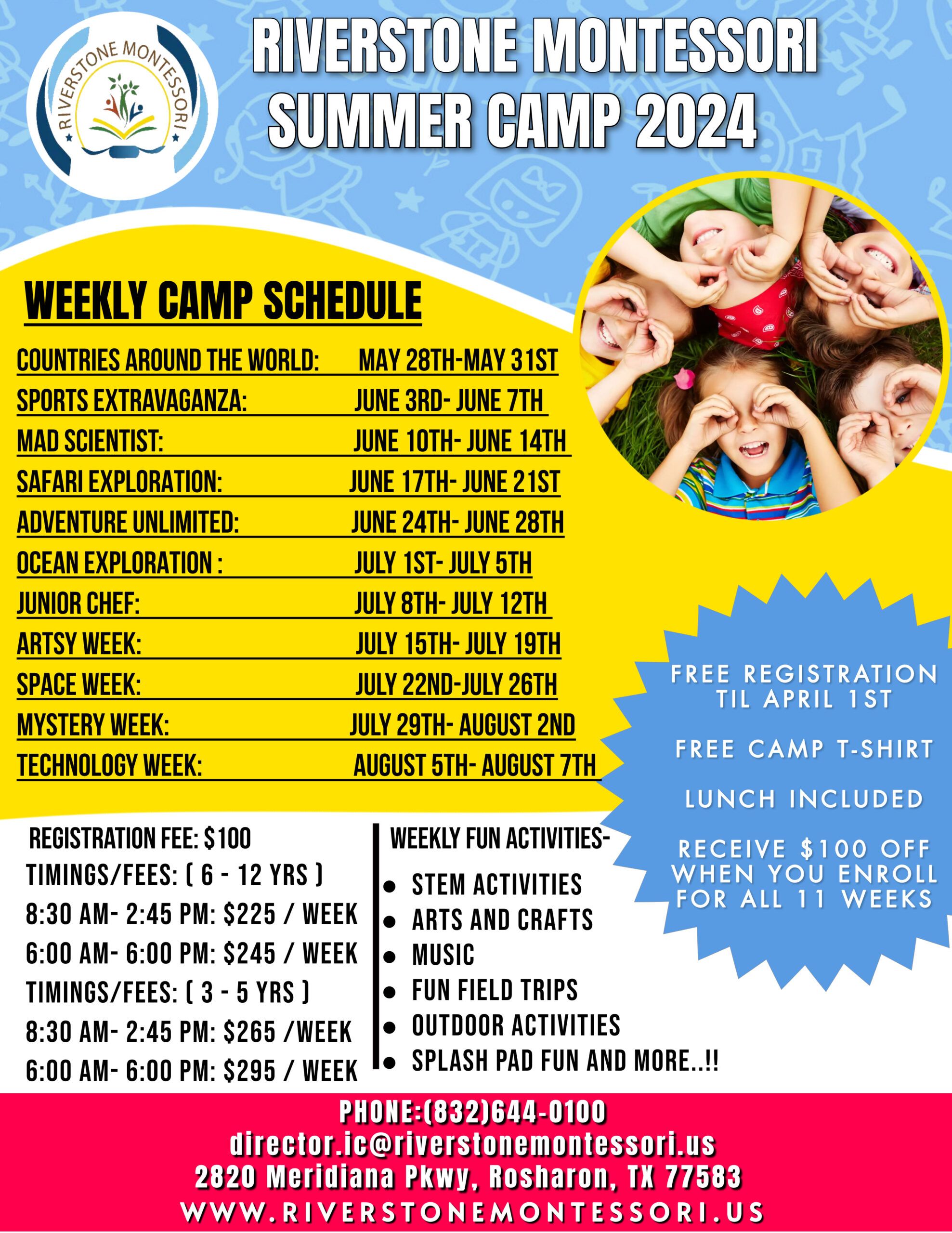 Summer Camp Iowa Colony - RiverstoneMontessori